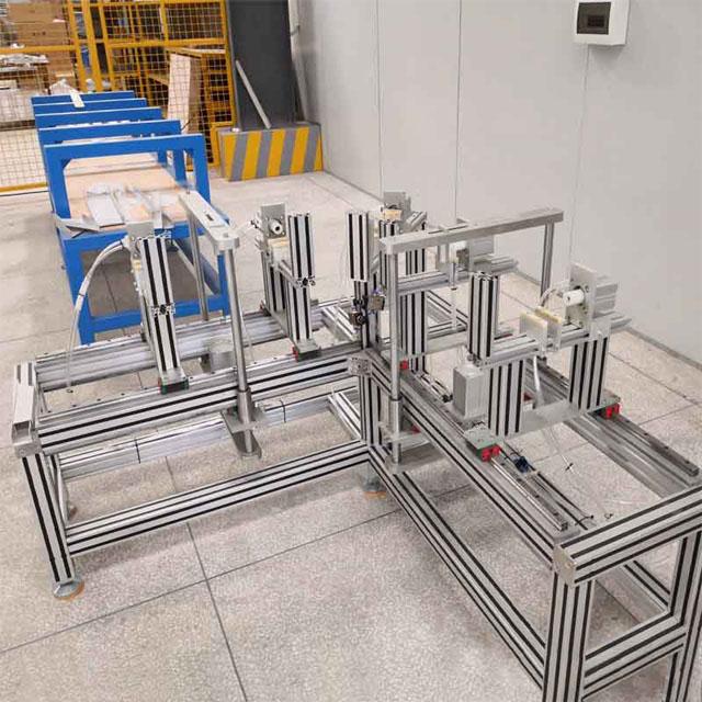 Horizontal Elbow Busbar Assembly Clamp Fixture Busbar Assembly Line